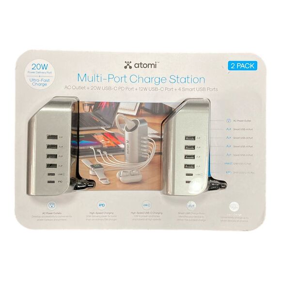 atomi smart | Other | Atomi Multiport Charging Station Ac Type C Type A ...